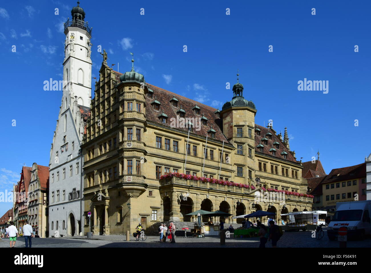 Rothenburg ob der Tauber, Germany - Arts and architecture Stock Photo ...
