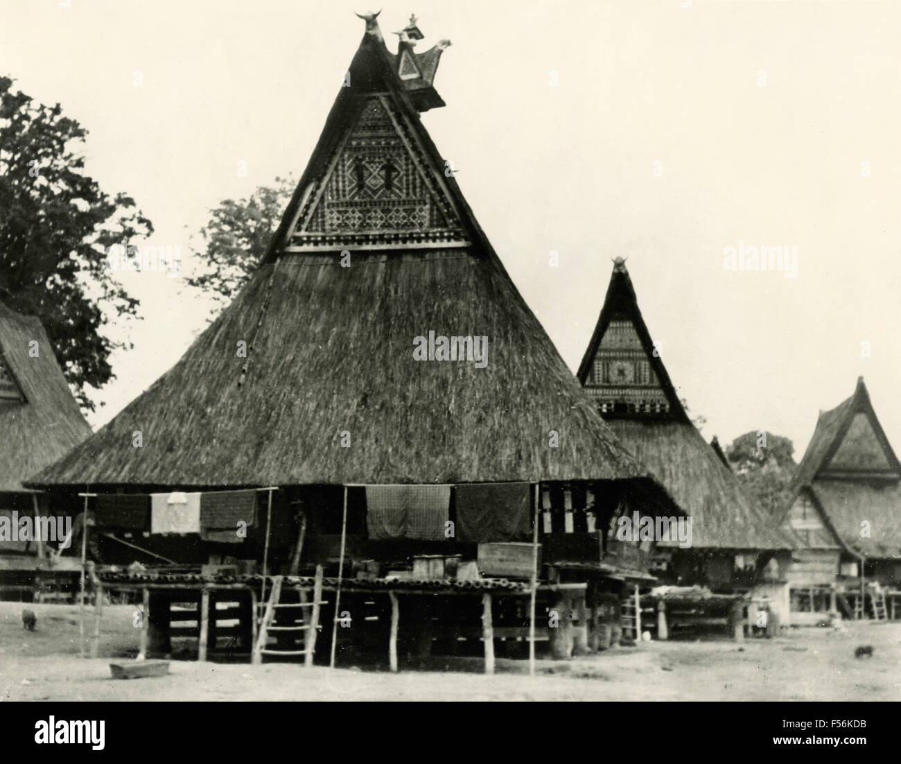A typical house of Sumatra, Indonesia Stock Photo - Alamy