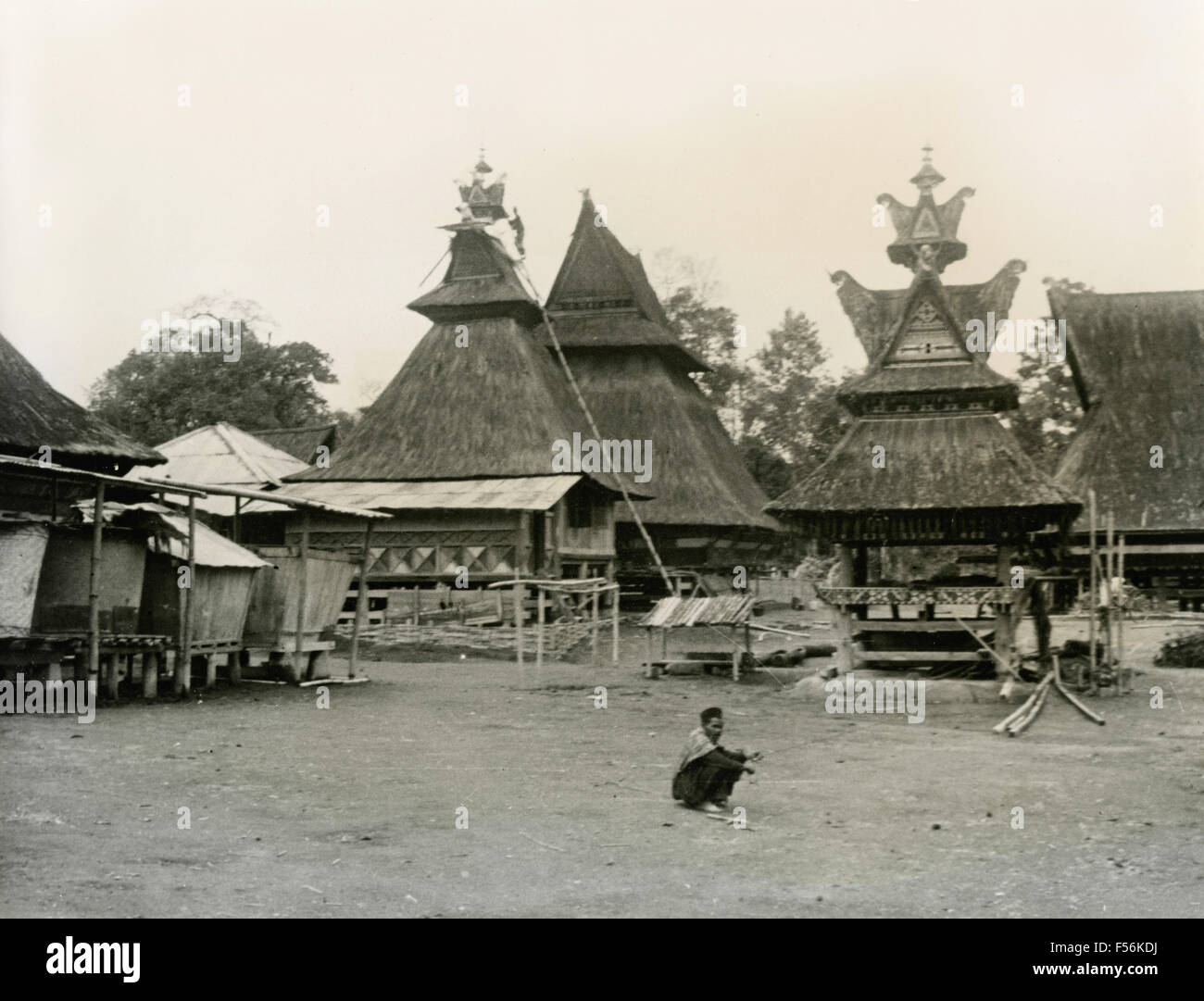 Batak village, Sumatra, Indonesia Stock Photo - Alamy