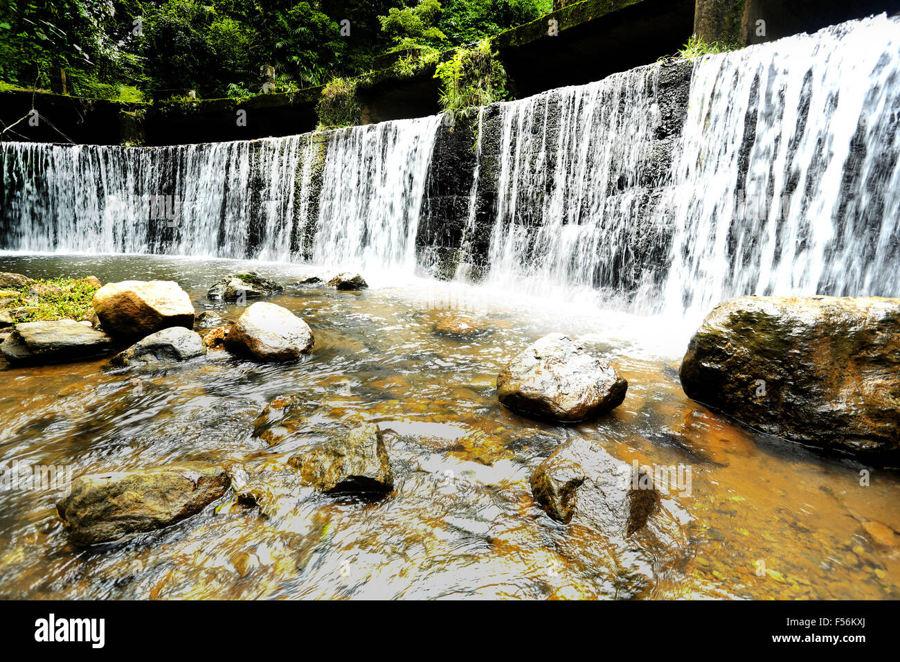 Curve water fall in tamilnadu hi-res stock photography and images - Alamy