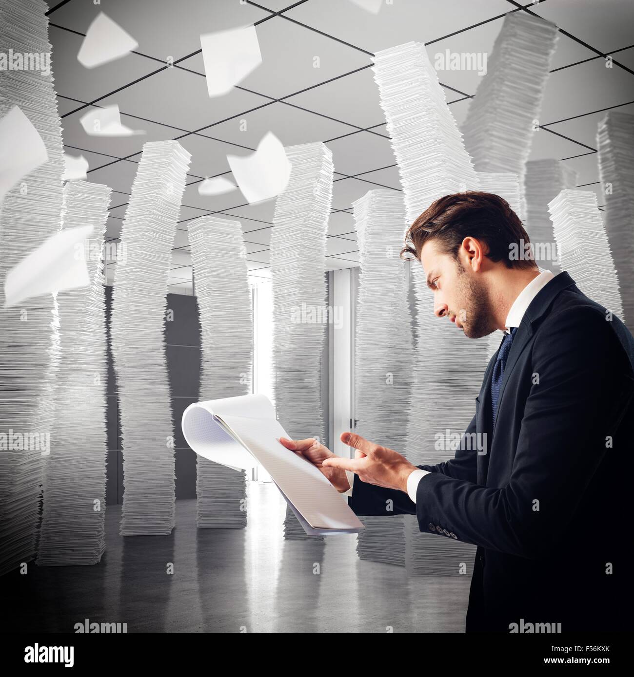 Overtime work unhappy sorrowful hi-res stock photography and images - Alamy