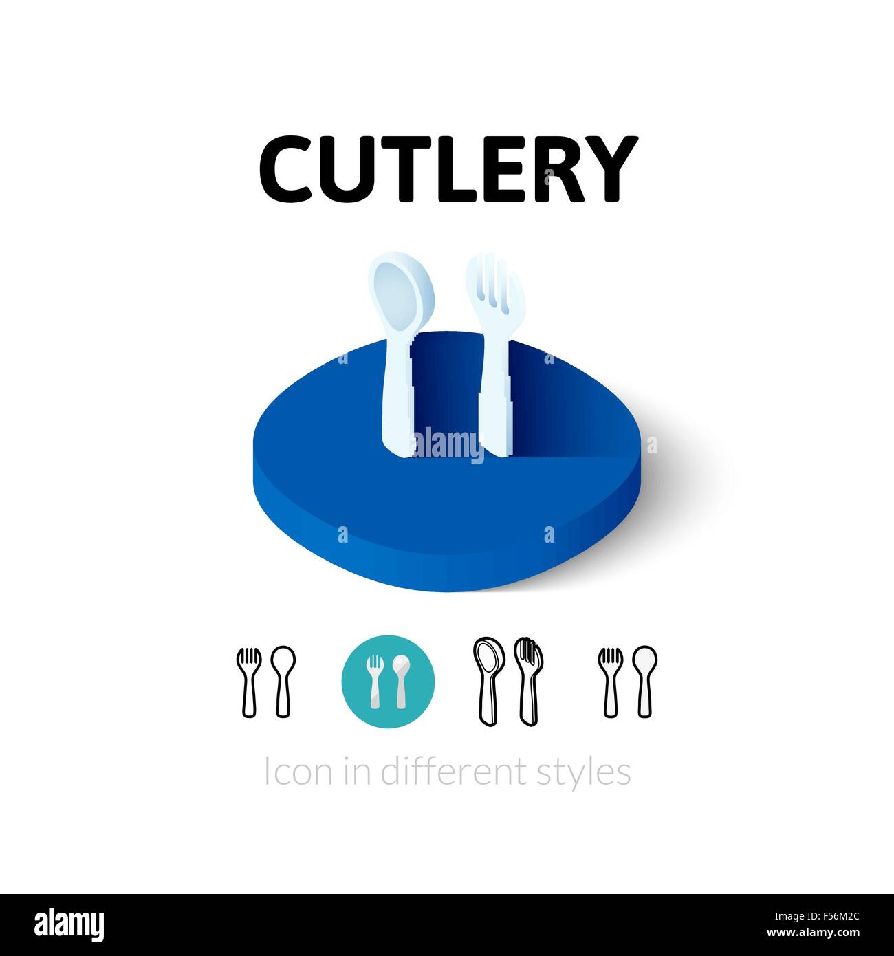 Table fork different Cut Out Stock Images & Pictures - Alamy