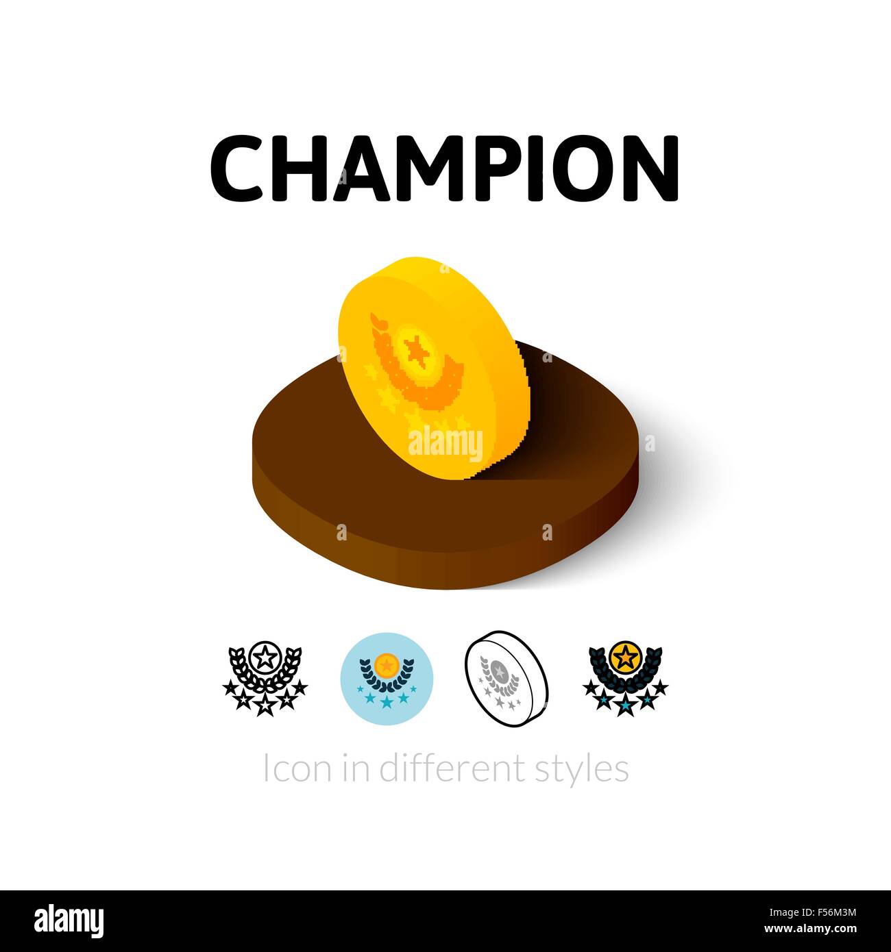 Champion icon in different style Stock Vector Image & Art - Alamy