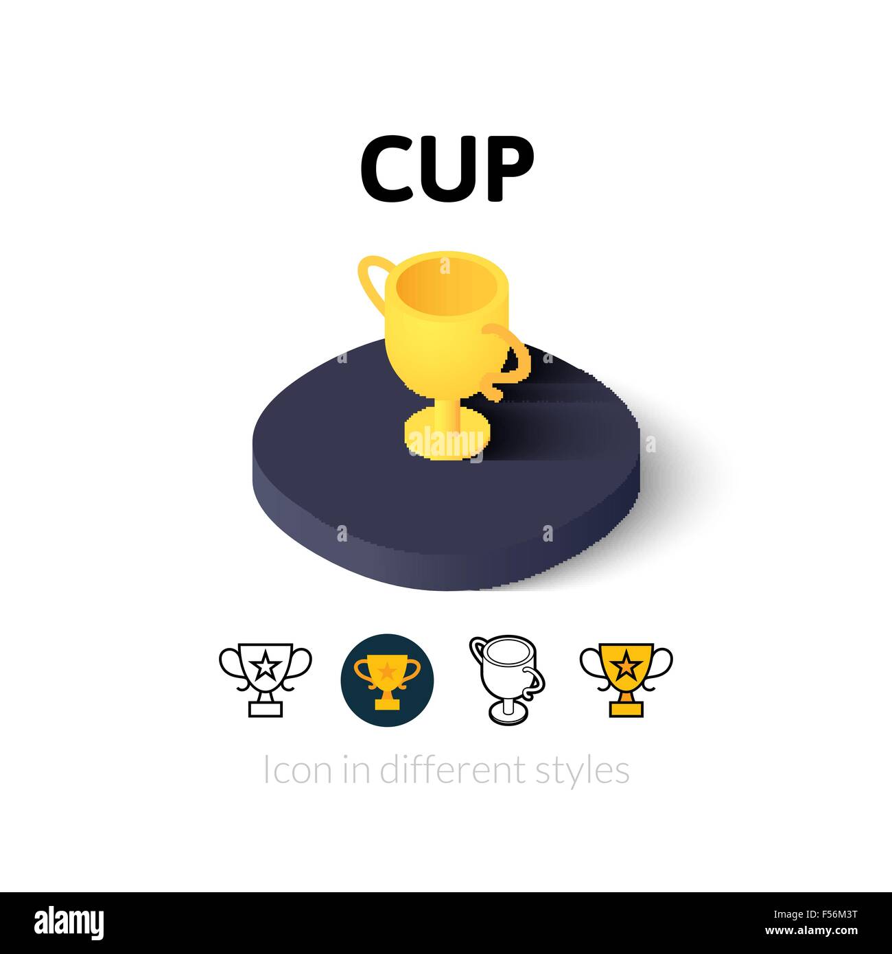 Cup icon in different Cut Out Stock Images & Pictures - Alamy