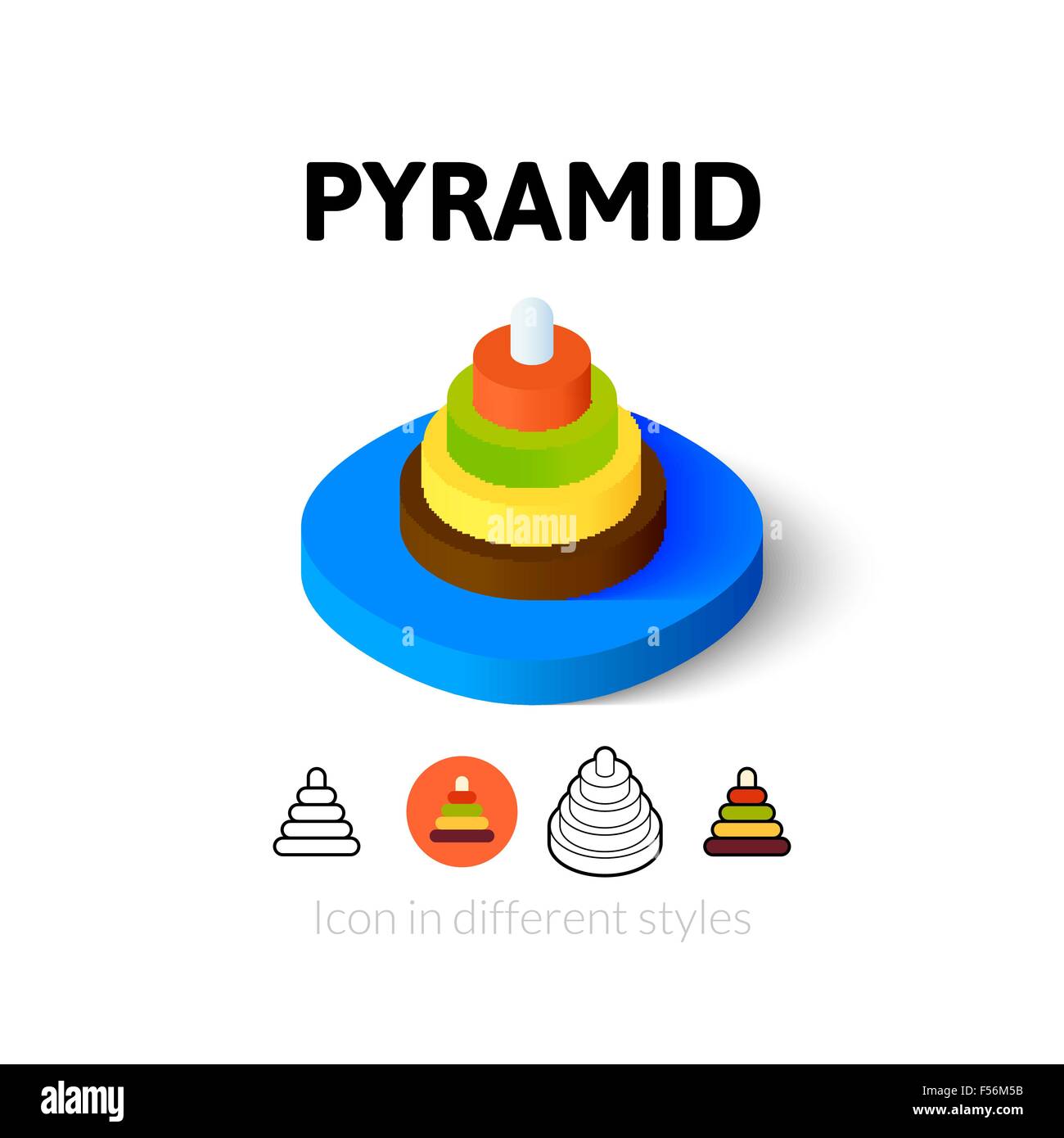 In pyramid logo hi-res stock photography and images - Alamy