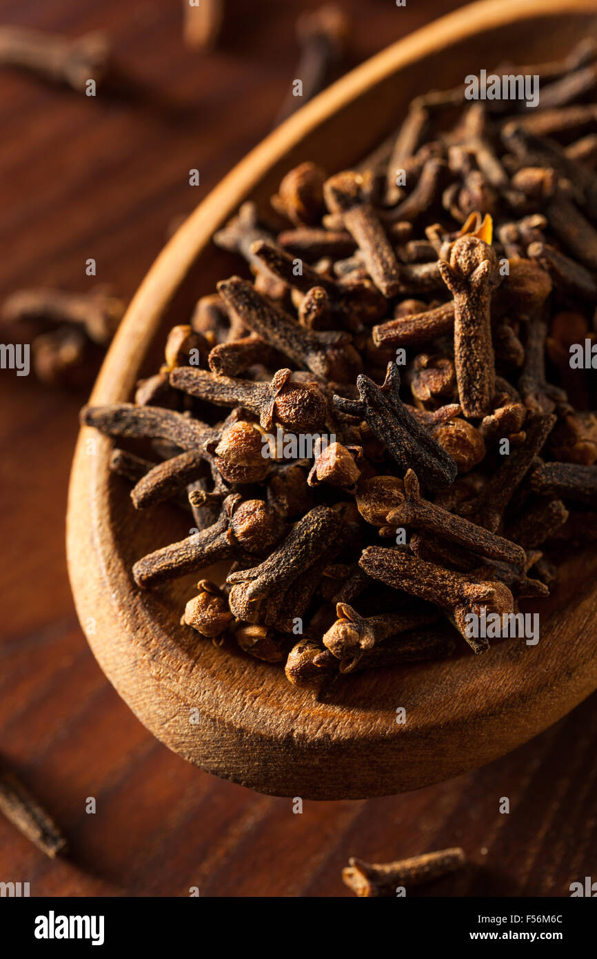 Raw Brown Organic Cloves Ready to Use Stock Photo - Alamy