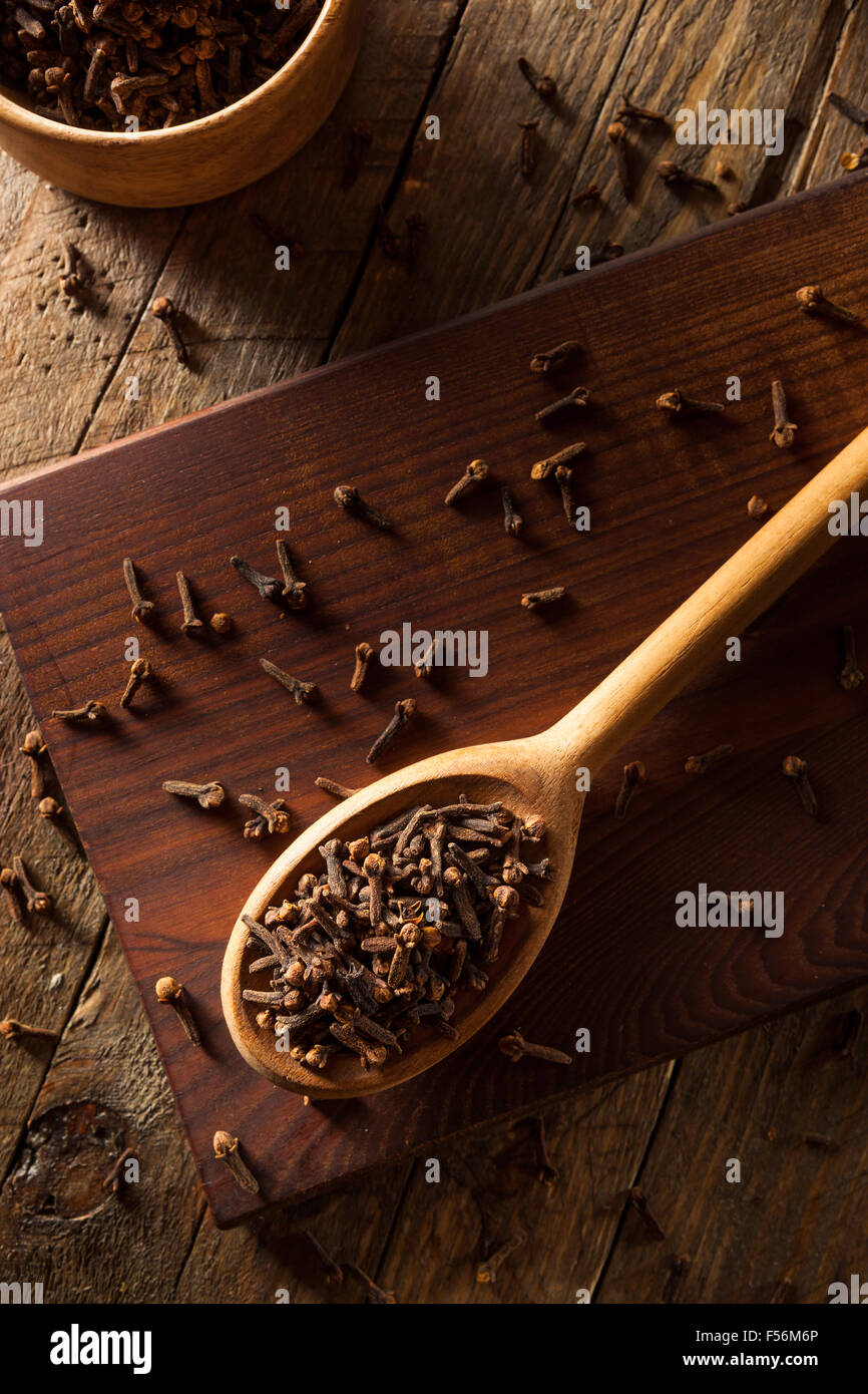 Raw Brown Organic Cloves Ready to Use Stock Photo - Alamy