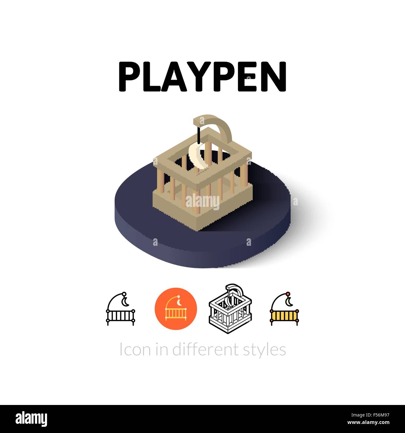 Playpen Stock Vector Images - Alamy