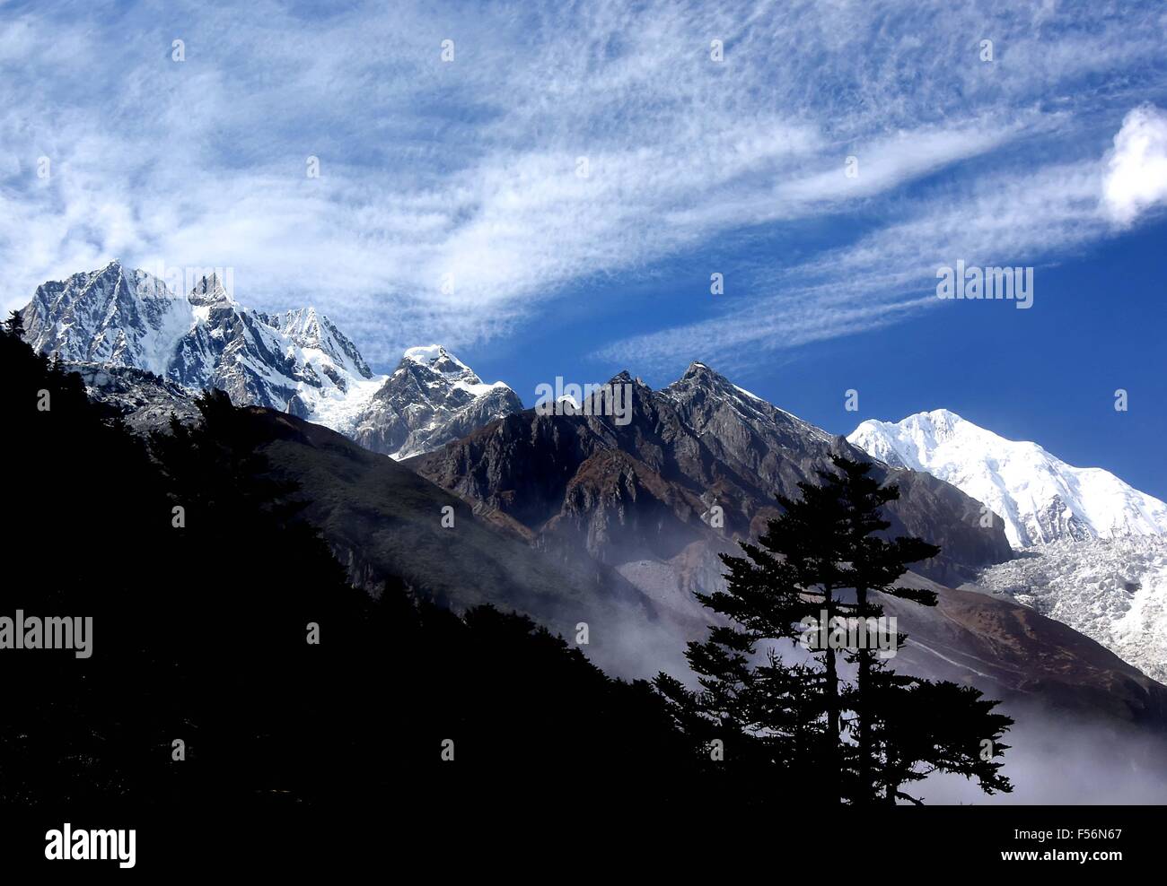 Hailuogou national glacier forest park hi-res stock photography and ...