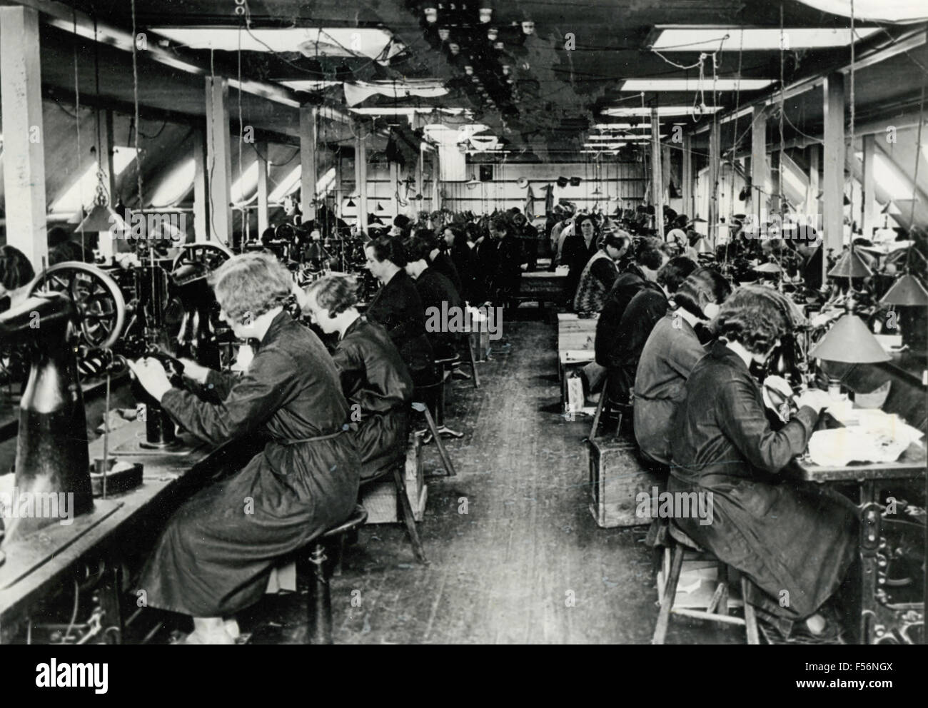 Women at work in a factory, Denmark Stock Photo - Alamy