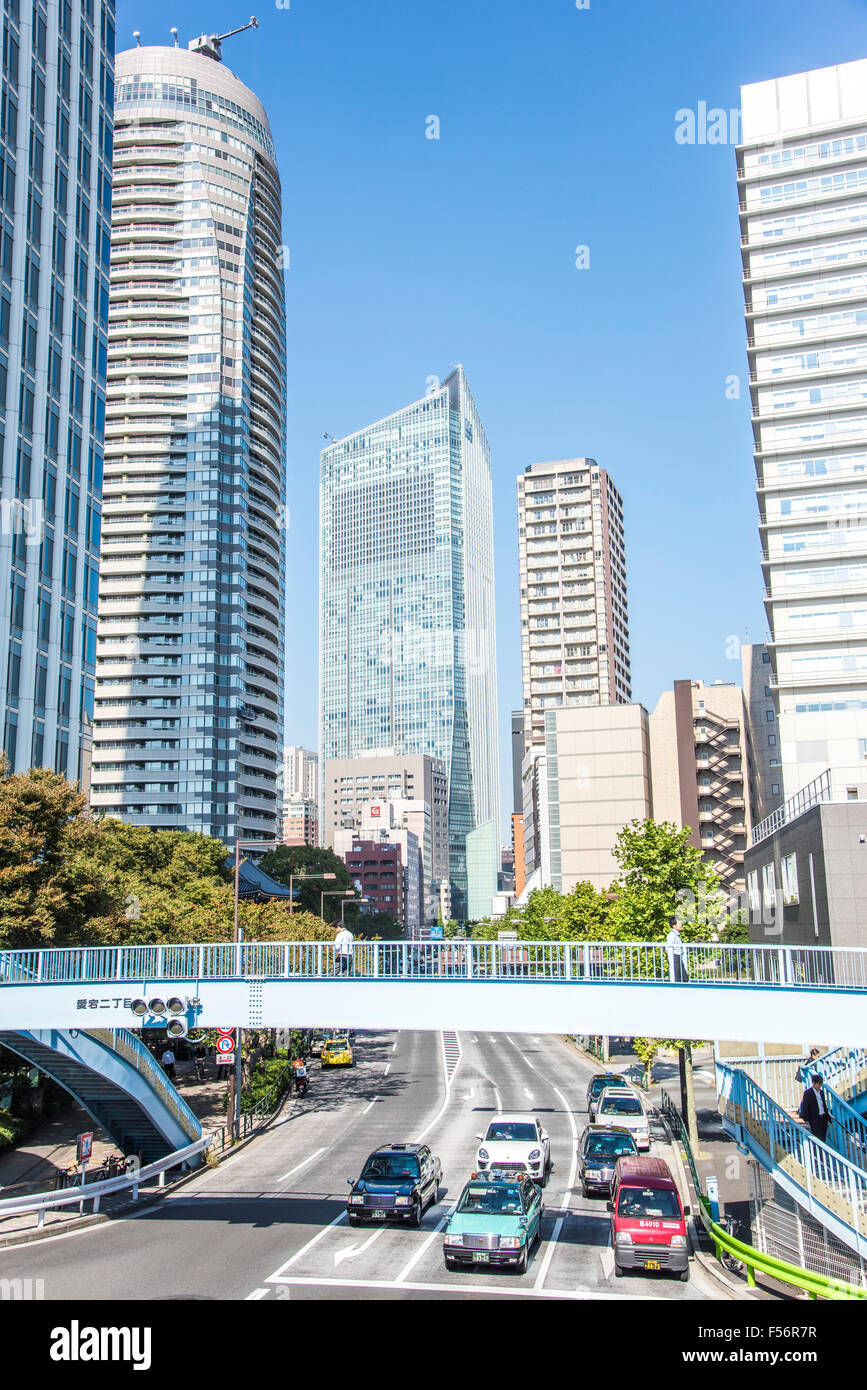 Toranomon Hills and Atago Green Hills,Minato-Ku,Tokyo,Japan Stock Photo ...
