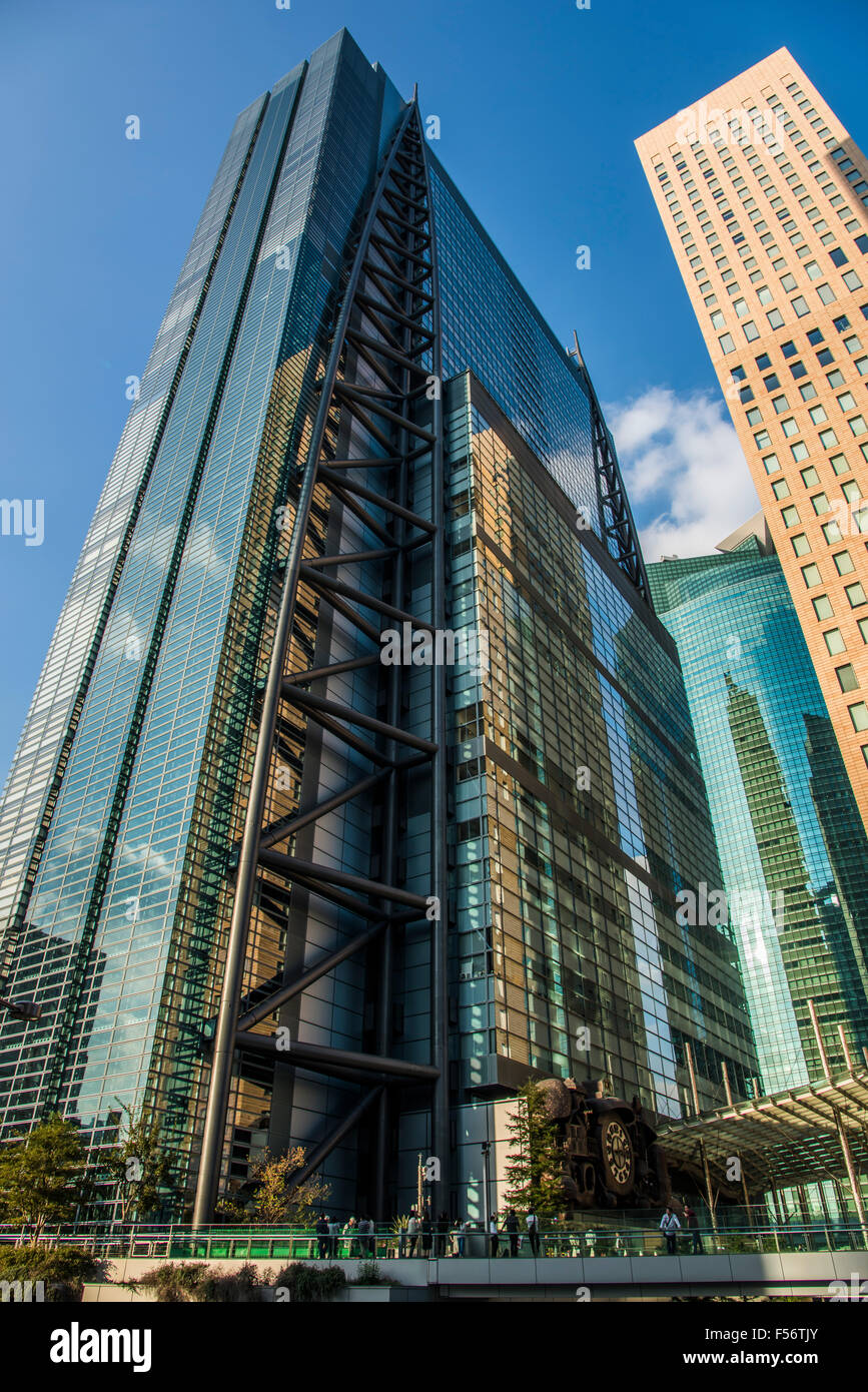 Headquarters of nippon television network corporation hi-res stock ...
