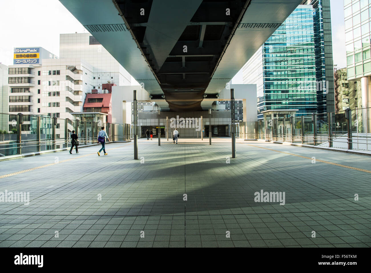 Yurikamome Shimbashi Station,Minato-Ku,Tokyo,Japan Stock Photo - Alamy