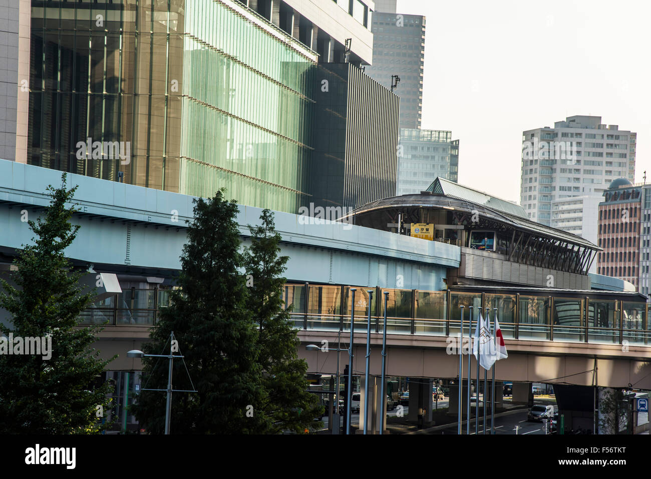 Yurikamome Shiodome Station,Minato-Ku,Tokyo,Japan Stock Photo - Alamy