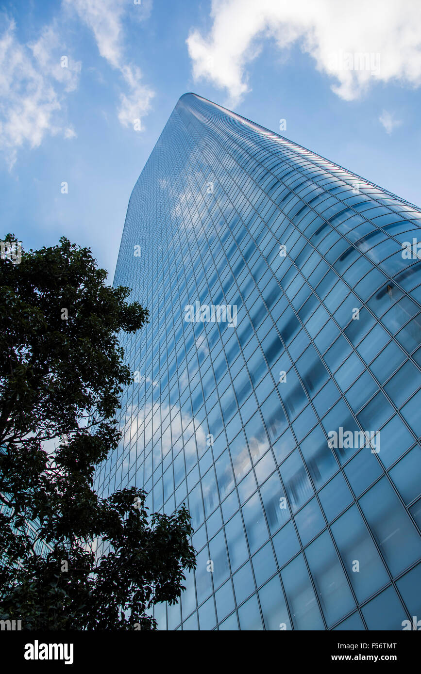 Dentsu tower building hi-res stock photography and images - Alamy