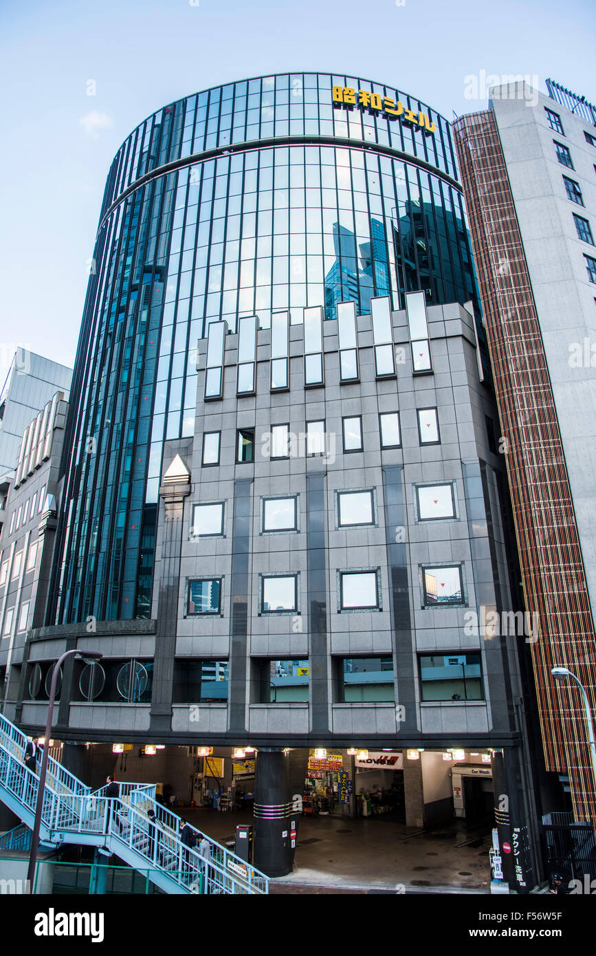 Showa Shell Sekiyu Shinbashi,Chuo-Ku,Tokyo,Japan Stock Photo - Alamy