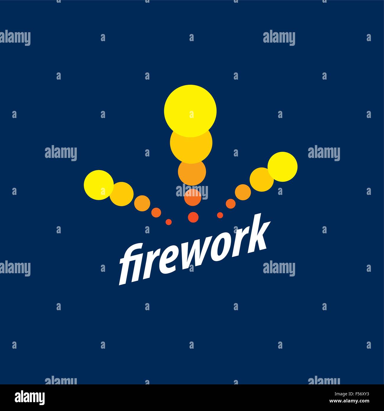 vector logo for fireworks Stock Vector Image & Art - Alamy