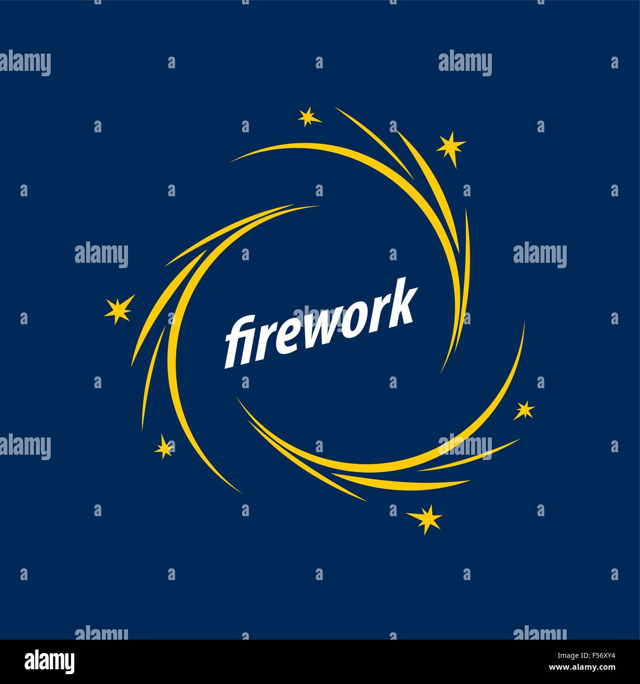 vector logo for fireworks Stock Vector Image & Art - Alamy