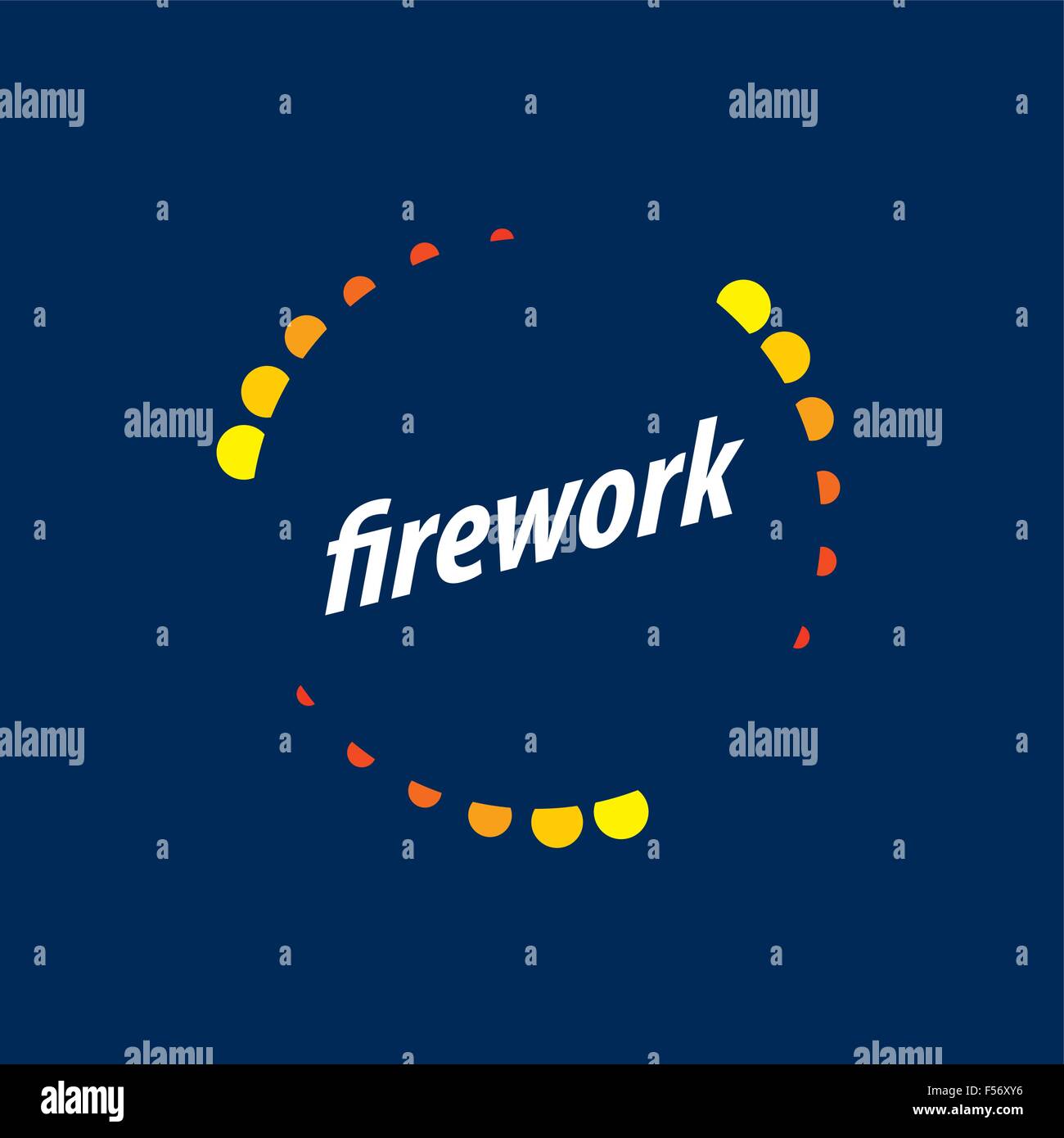 vector logo for fireworks Stock Vector Image & Art - Alamy