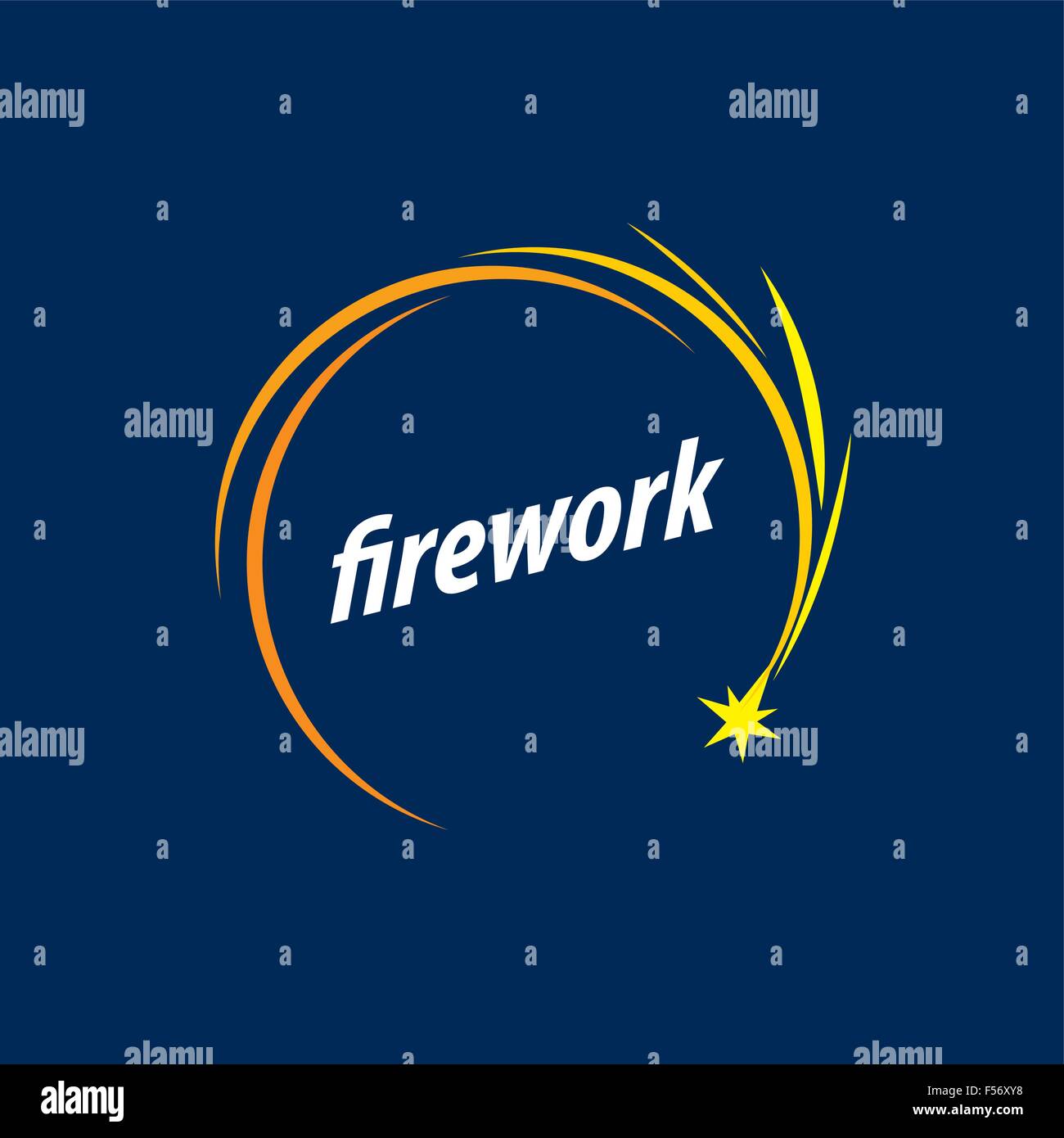 vector logo for fireworks Stock Vector Image & Art - Alamy