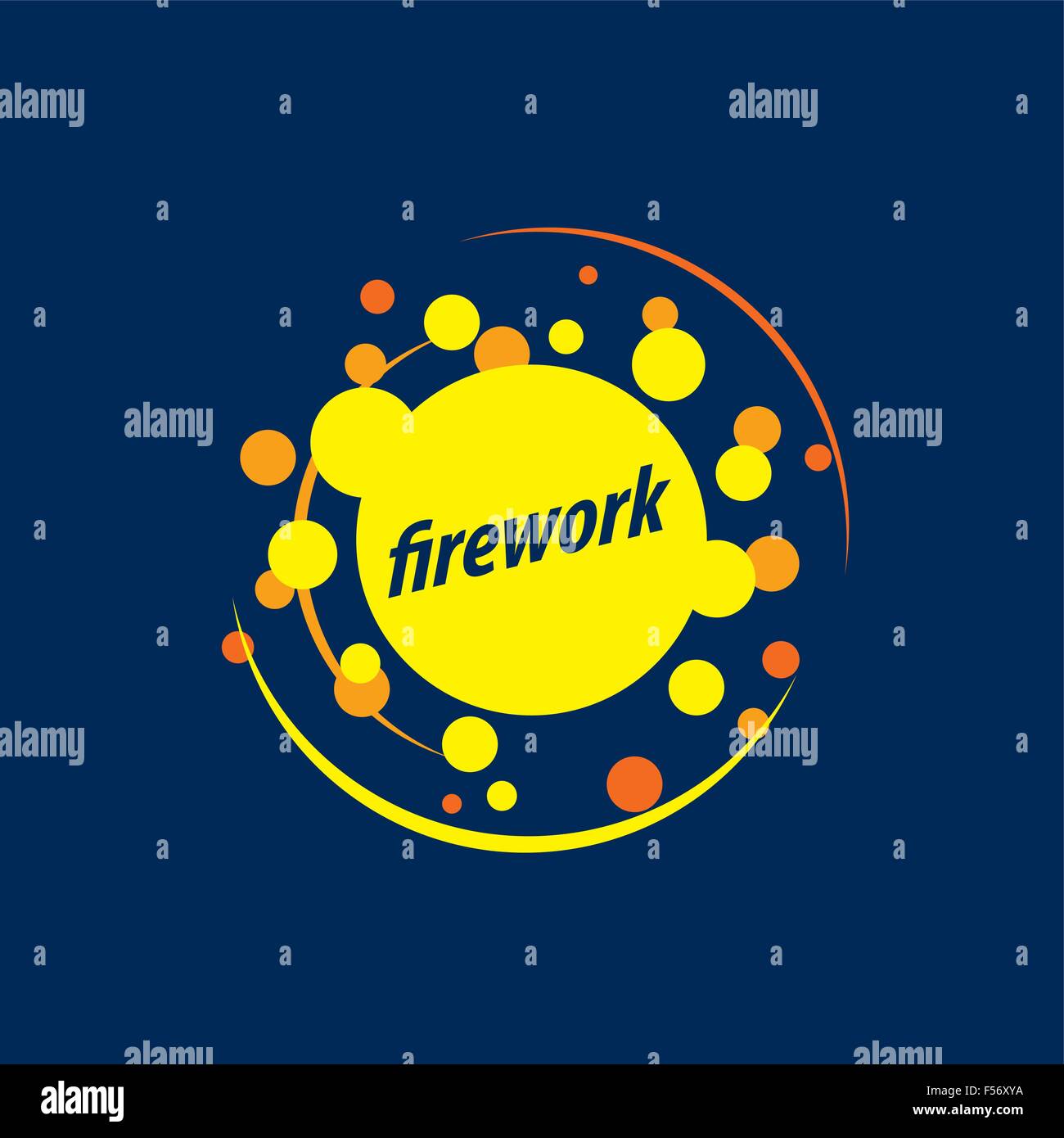 vector logo for fireworks Stock Vector Image & Art - Alamy