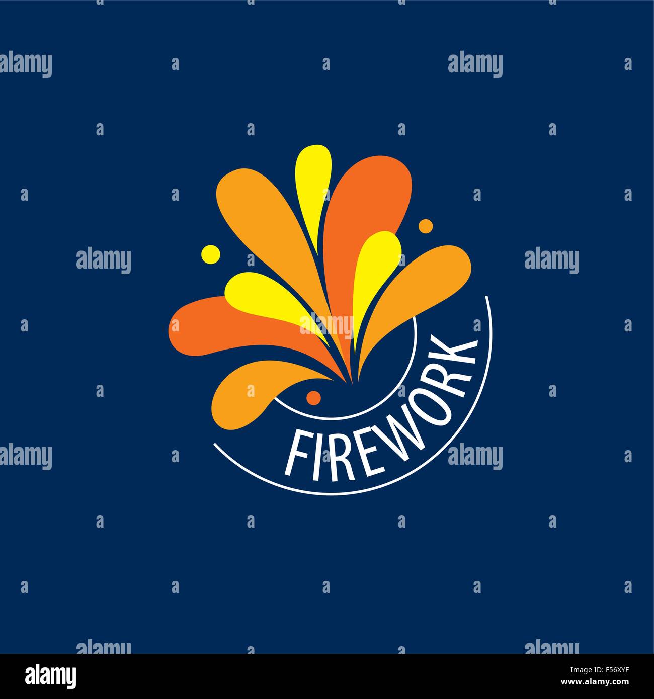 vector logo for fireworks Stock Vector Image & Art - Alamy