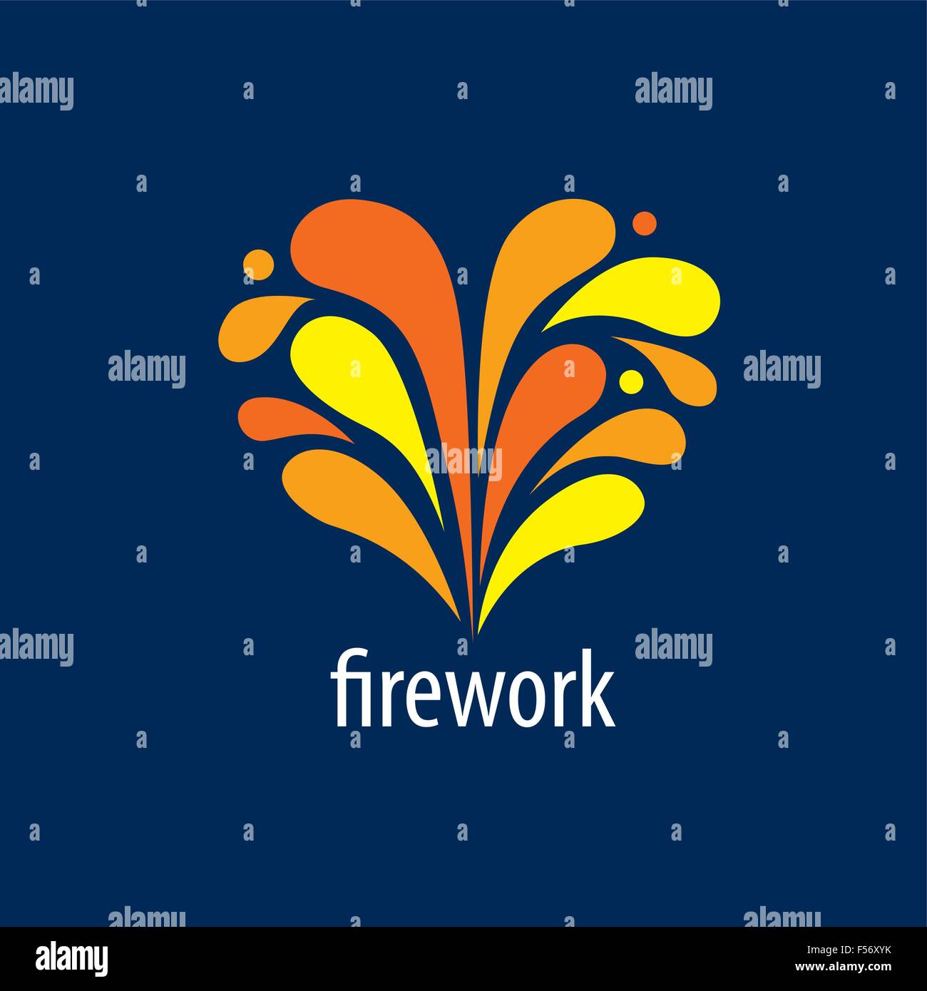 vector logo for fireworks Stock Vector Image & Art - Alamy