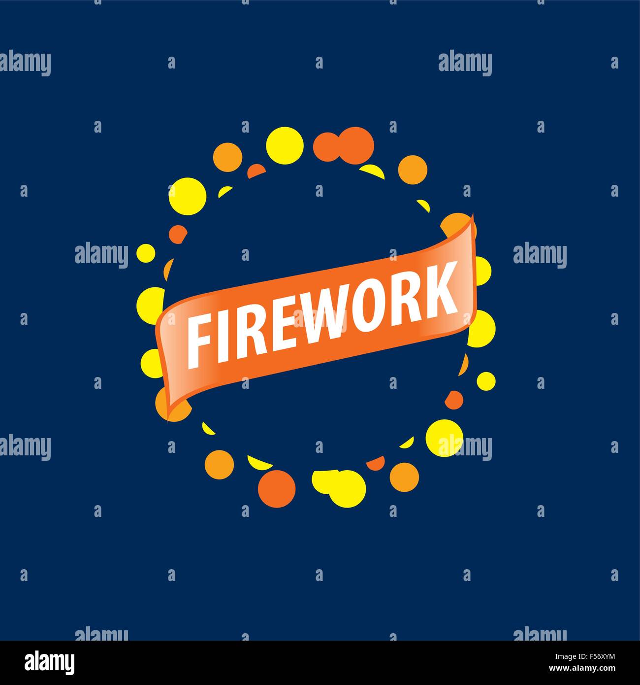 vector logo for fireworks Stock Vector Image & Art - Alamy