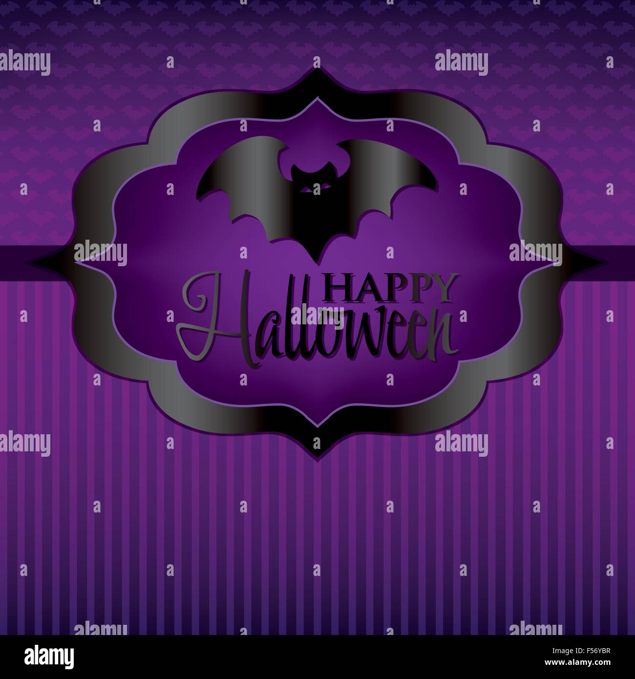 Bright Halloween label card in vector format Stock Vector Image & Art ...