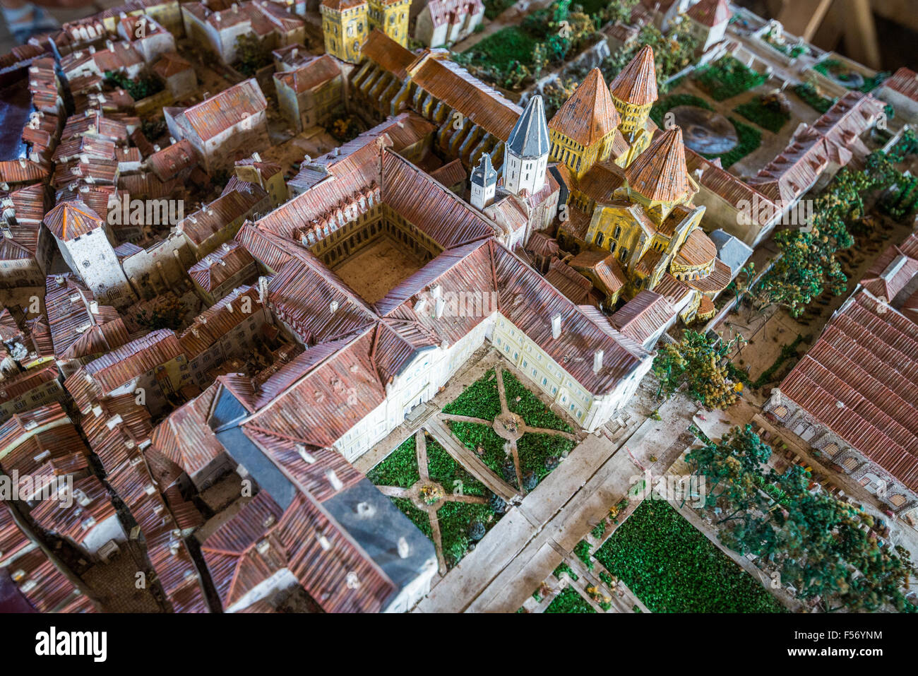 Model of the benedectine abbey hi-res stock photography and images - Alamy