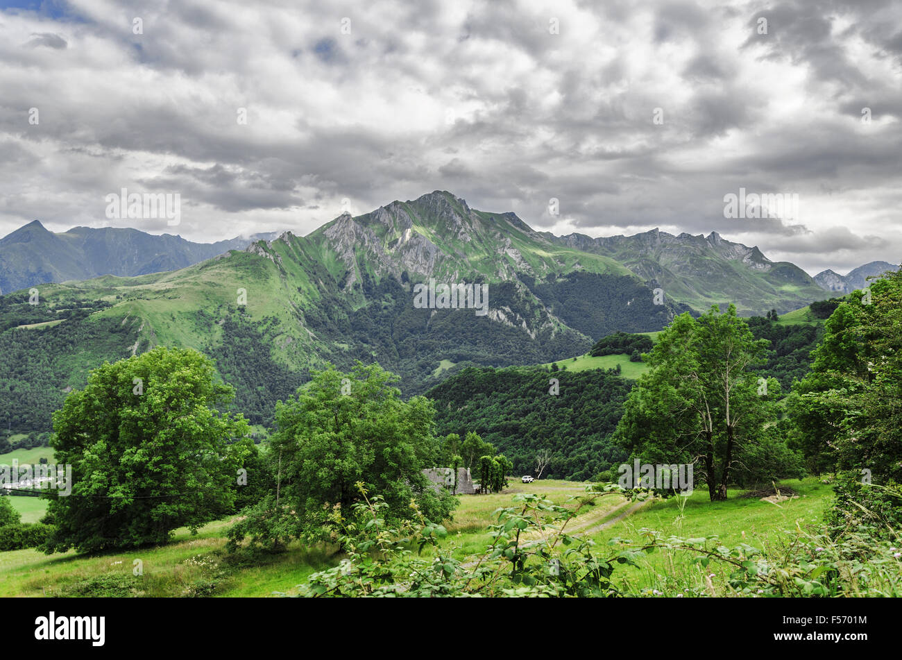 Amazing natural view at the Pyrenees mountains in Spain Stock Photo - Alamy