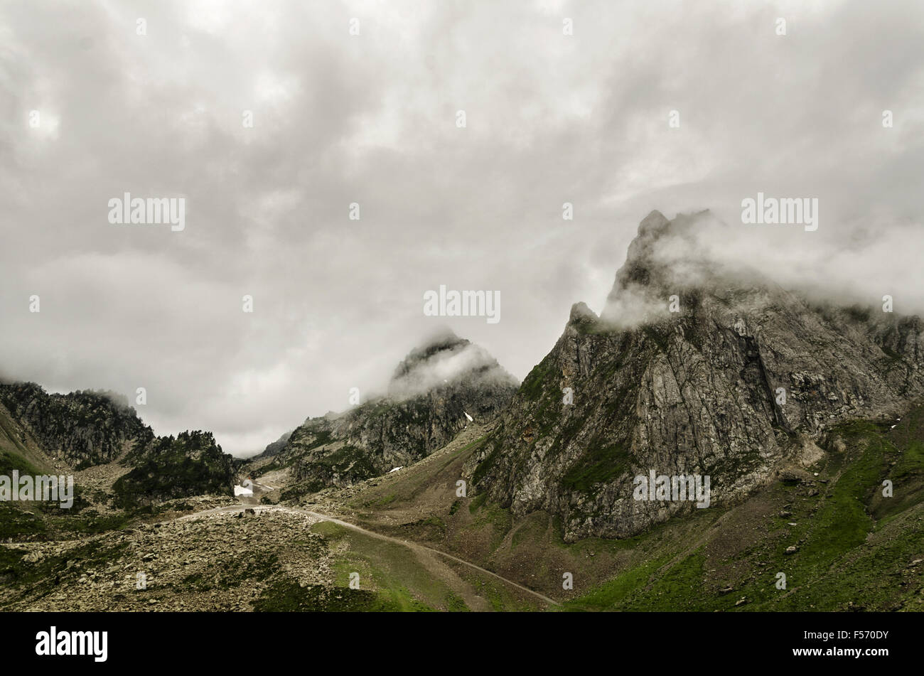 Amazing natural view at the Pyrenees mountains in Spain Stock Photo - Alamy
