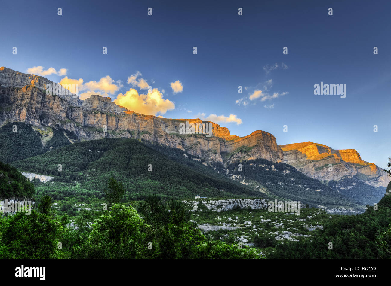 A picture from the valley in Pyrenees mountians Stock Photo - Alamy