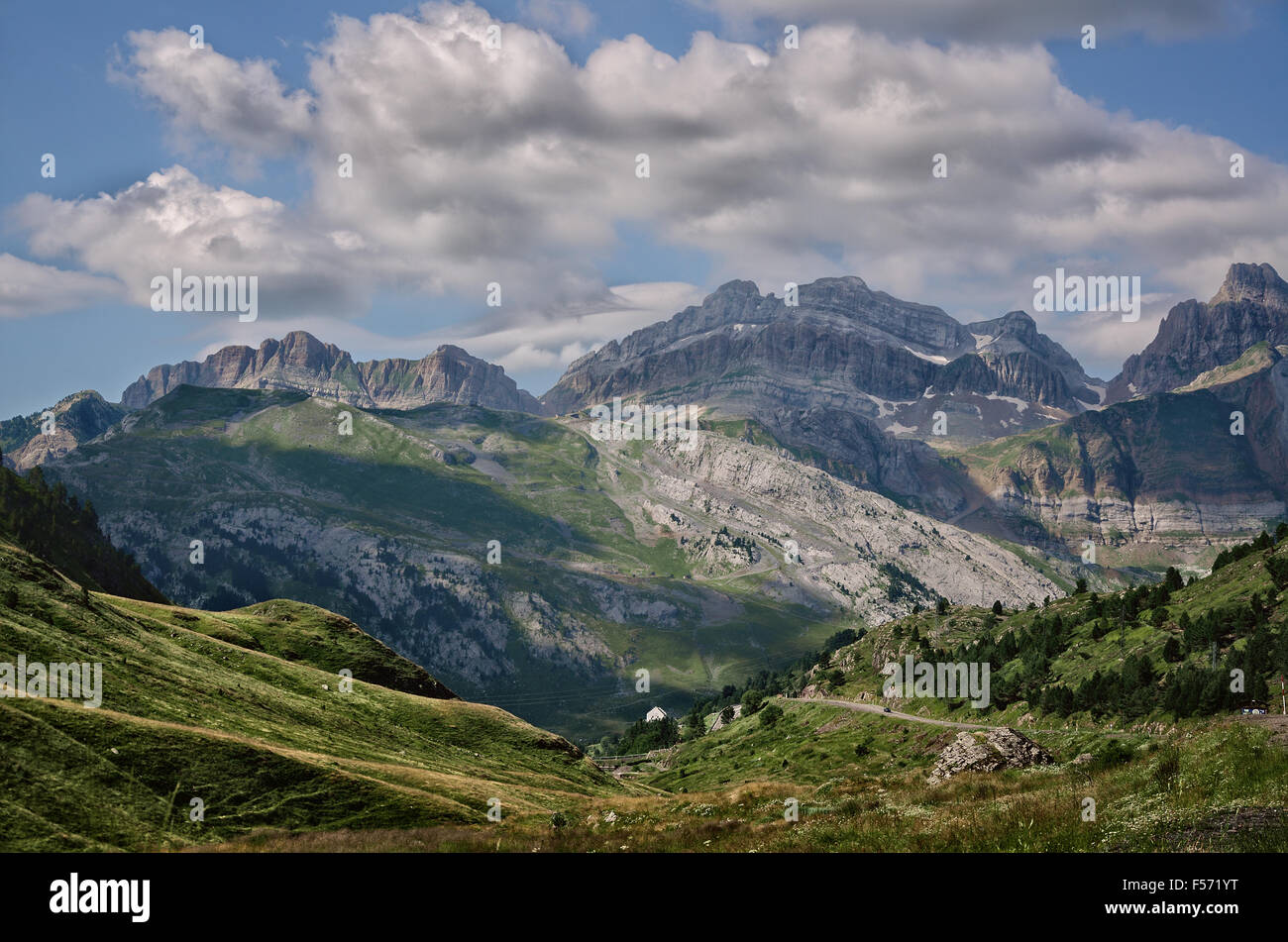 Amazing landscape at the Pyrenees mountains in France Stock Photo - Alamy