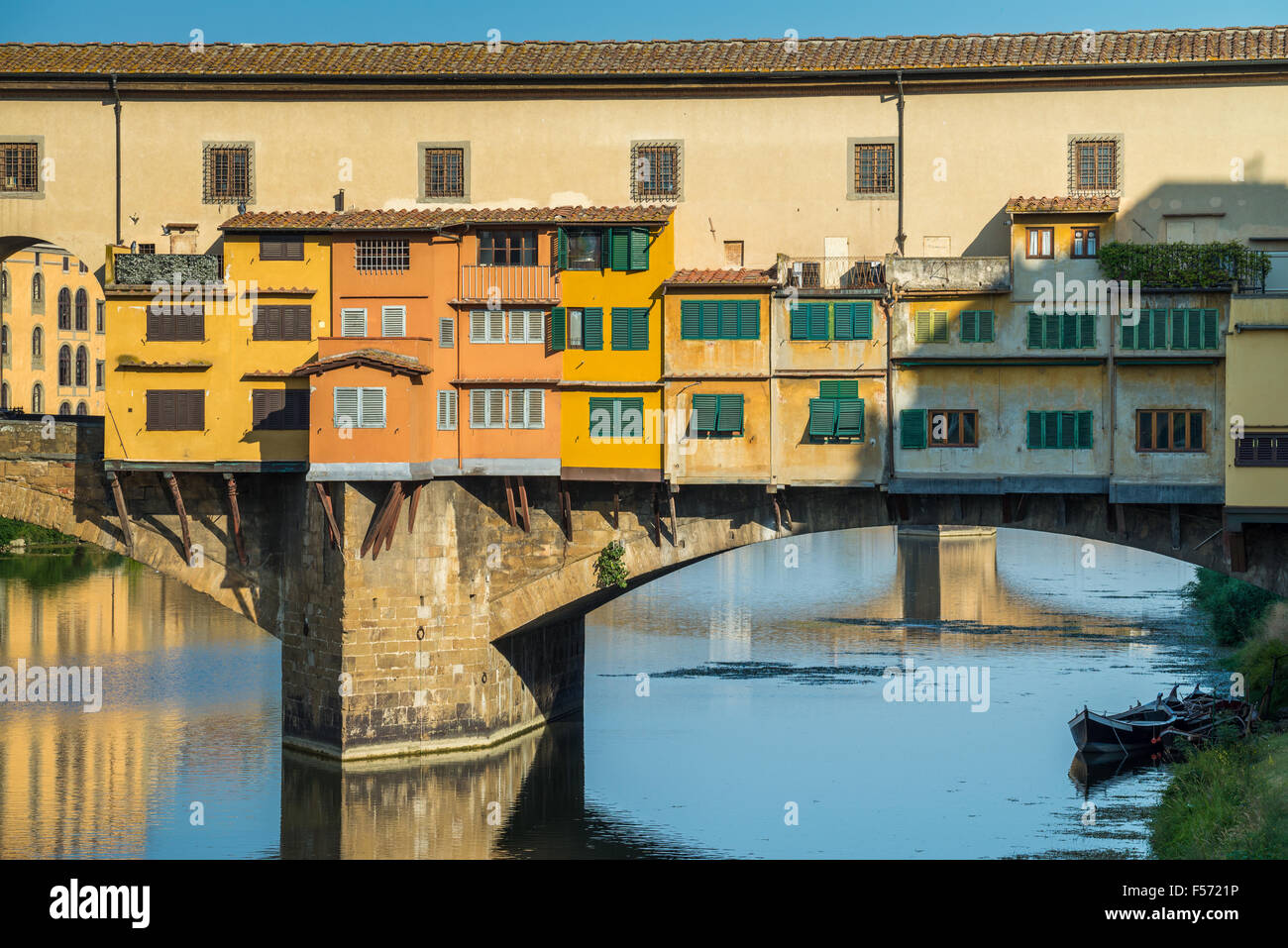 Ponte Vecchio at sunrise, Florence, Italy, EU, Europe Stock Photo - Alamy