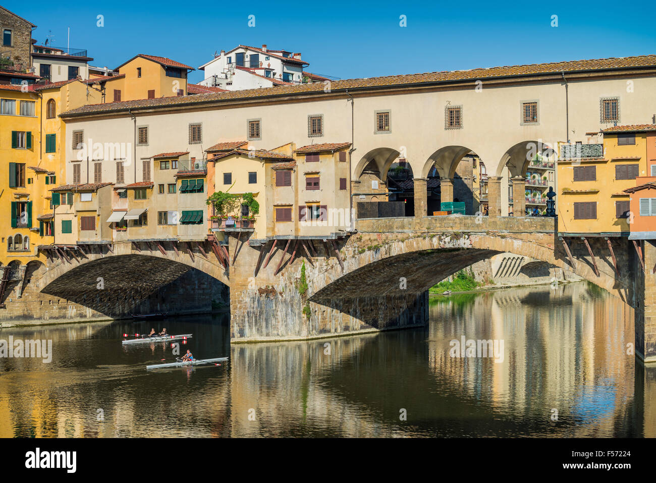 Ponte Vecchio at sunrise, Florence, Italy, EU, Europe Stock Photo - Alamy