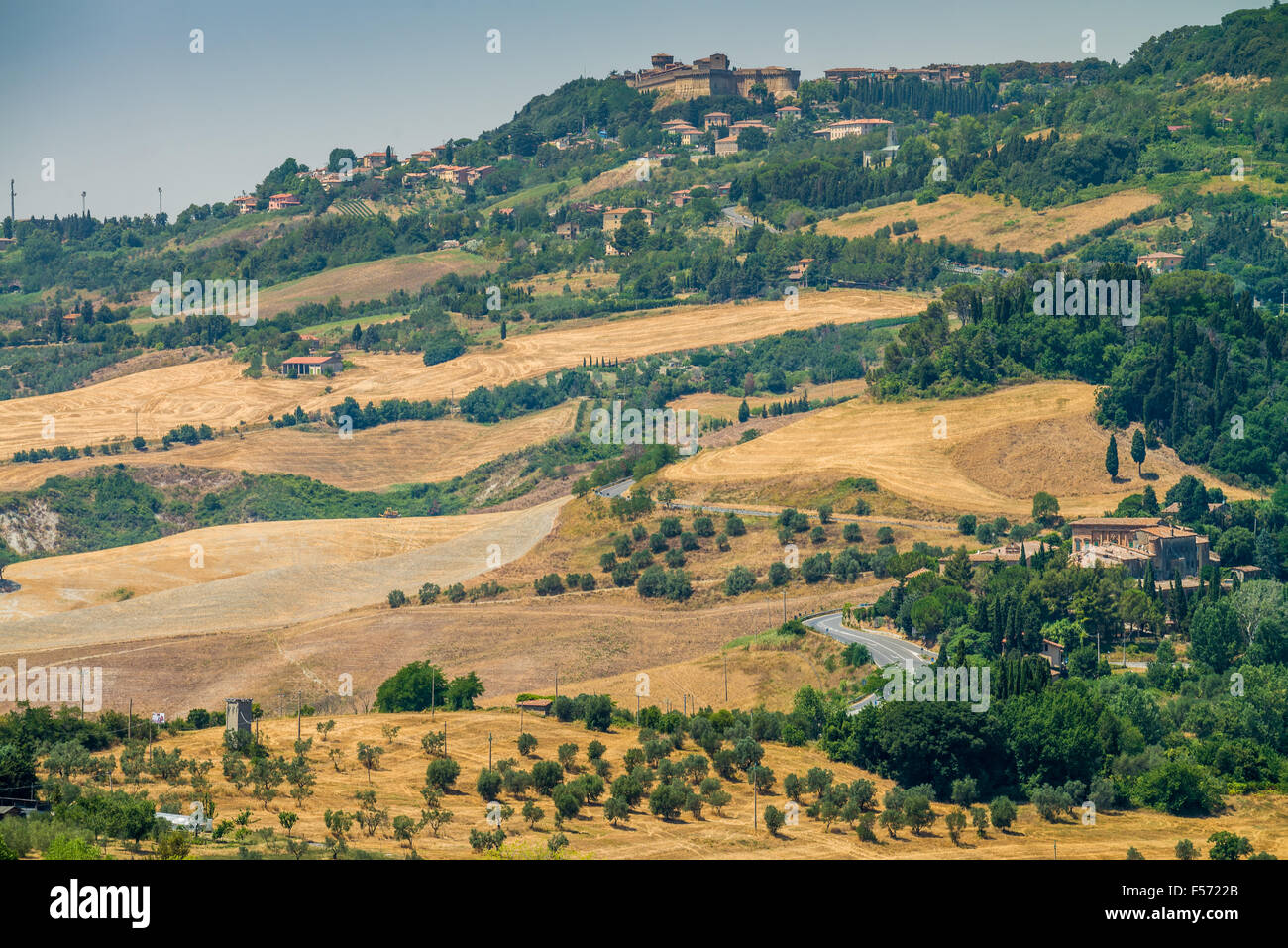 Landscape with Winery and Agritourism near San Gimignano,Tuscany, Italy ...