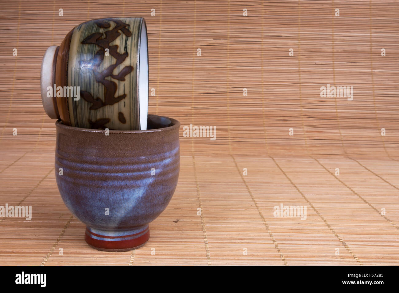 Traditional Japanese cup Stock Photo - Alamy