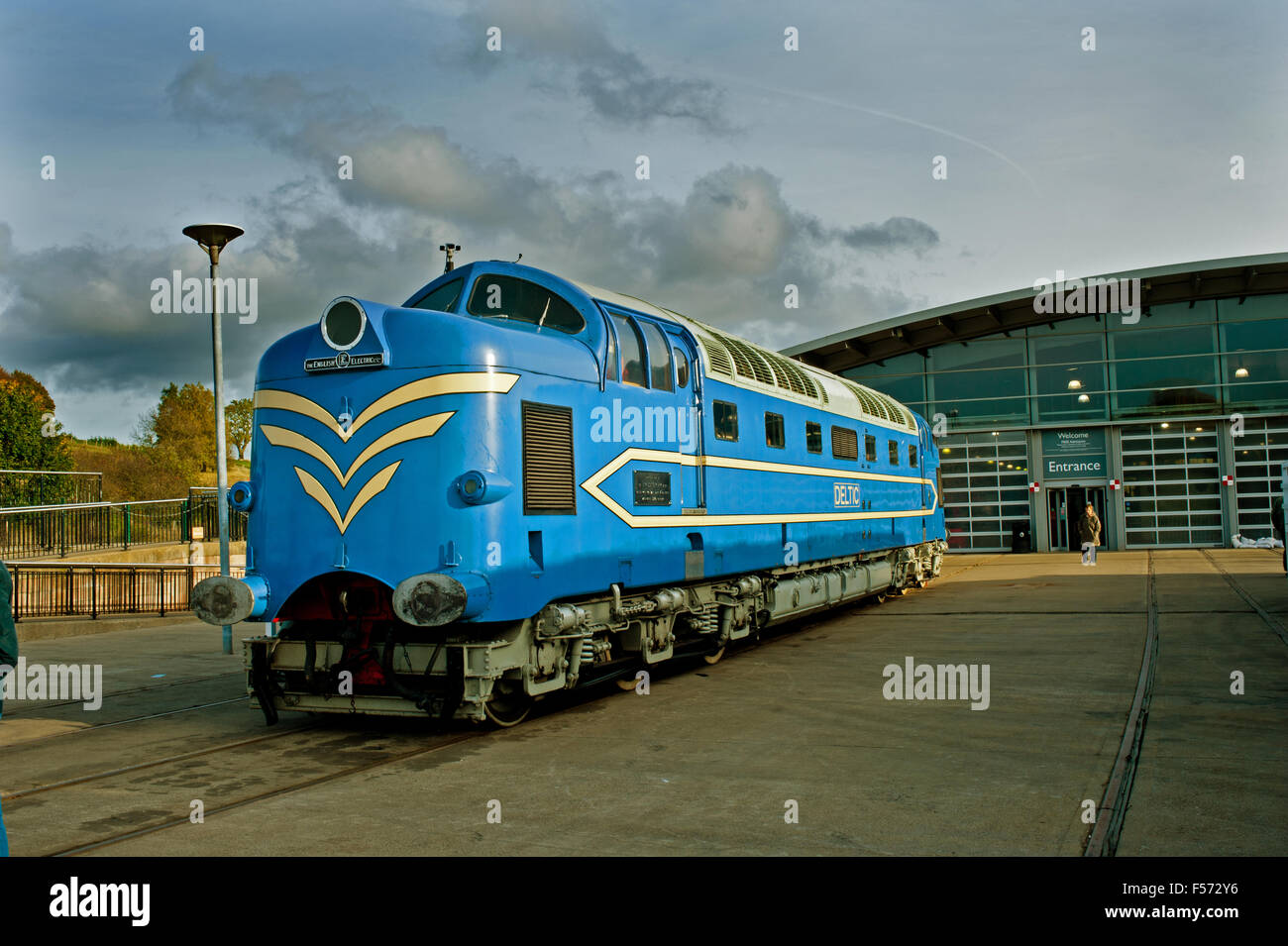 Deltic Prototype at Locomotion, Shildon County Durham Stock Photo - Alamy
