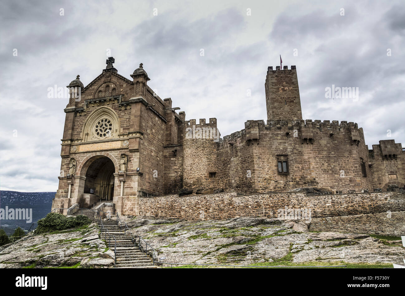 Amazing old castle in Spain, with beautiful architecture and stone ...