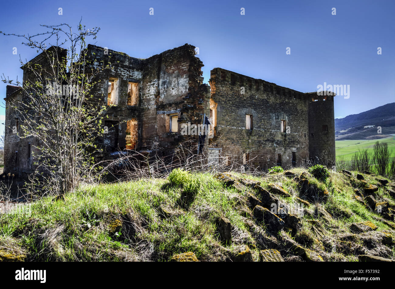 Ruins one abandoned village hi-res stock photography and images - Alamy