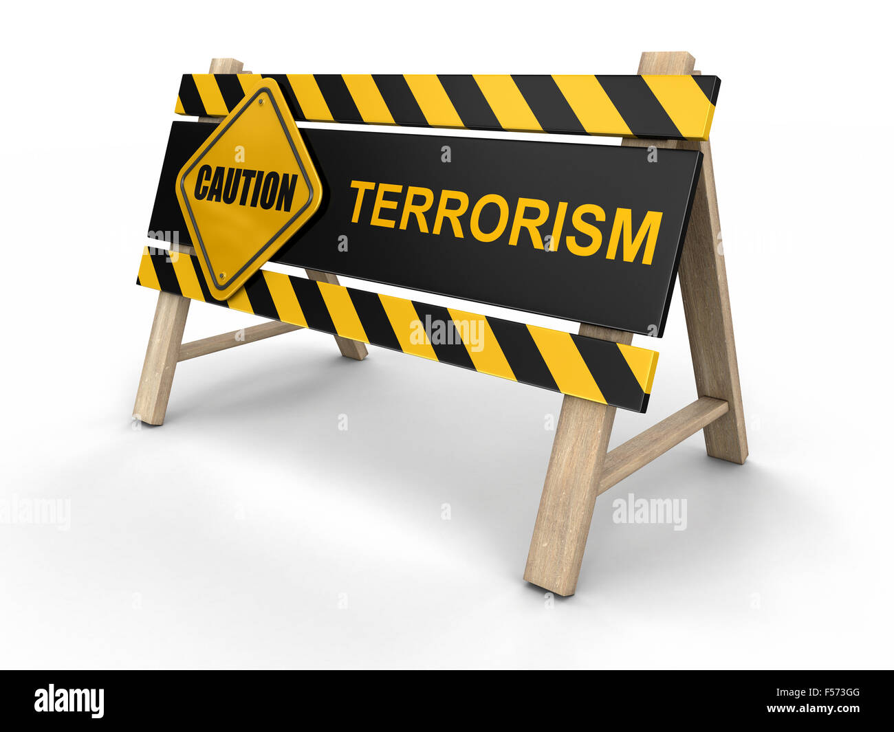 Terrorism sign. Image with clipping path Stock Photo - Alamy