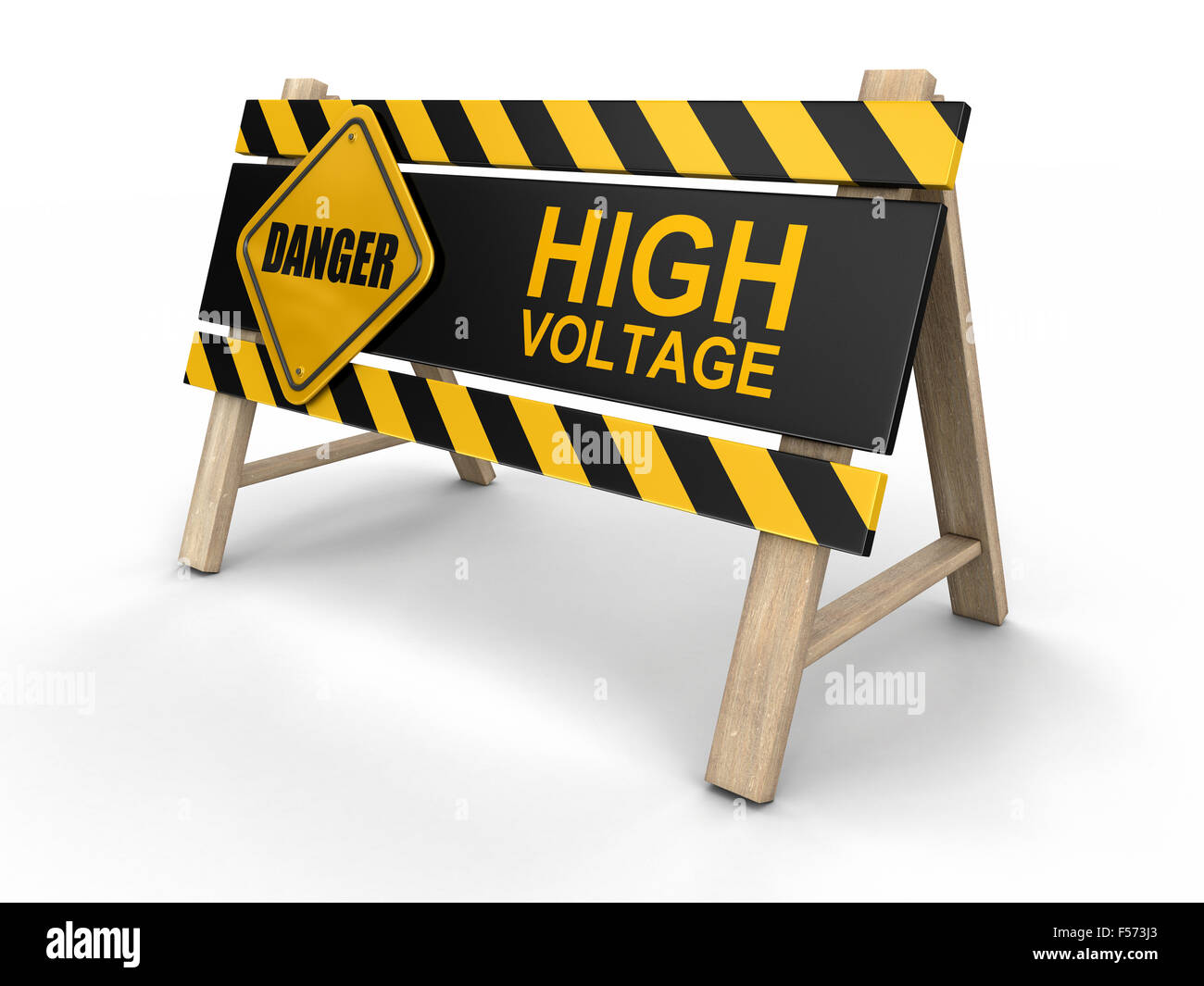 High voltage safety sign Cut Out Stock Images & Pictures - Alamy