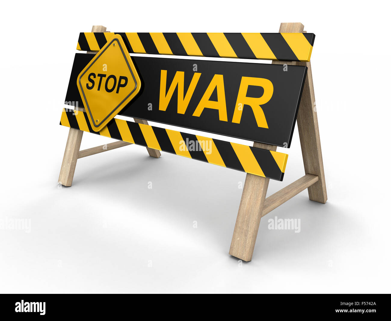 Stop war sign. Image with clipping path Stock Photo - Alamy