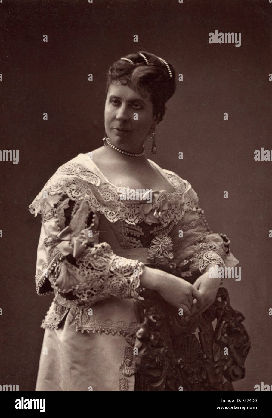 The actress Mary Favart the Comedie Francaise Stock Photo - Alamy