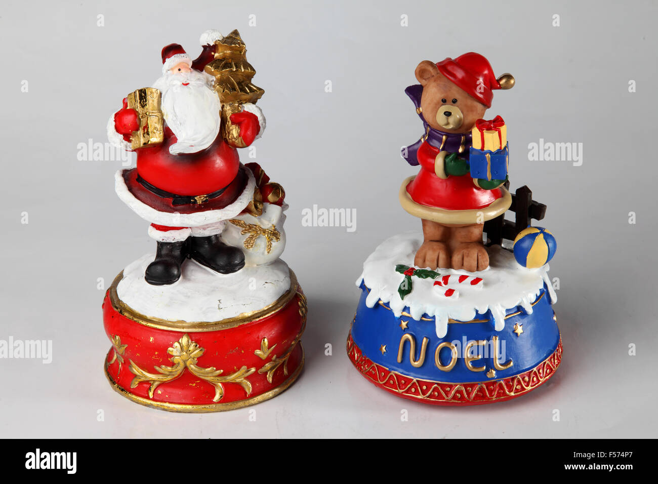 chimes, various Christmas parties, on a white background Stock Photo ...