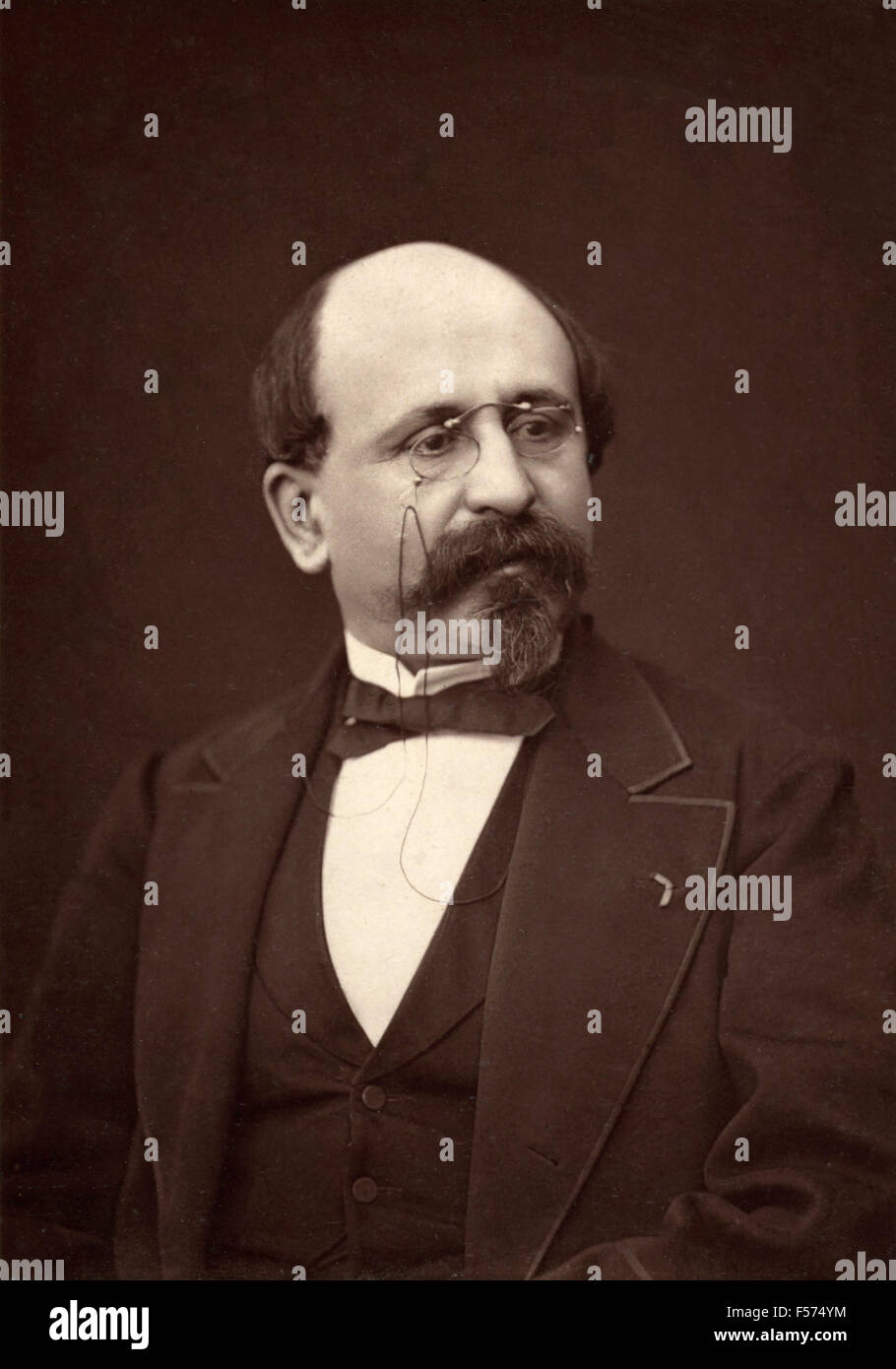 The dramatic French actor Edmond Gondinet Stock Photo - Alamy