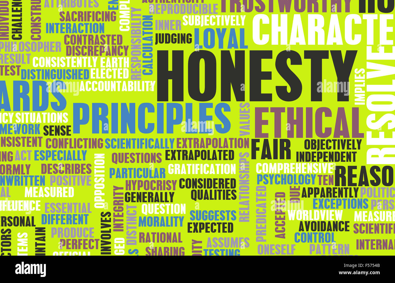 Honesty and Trustworthy Character of a Person Stock Photo - Alamy