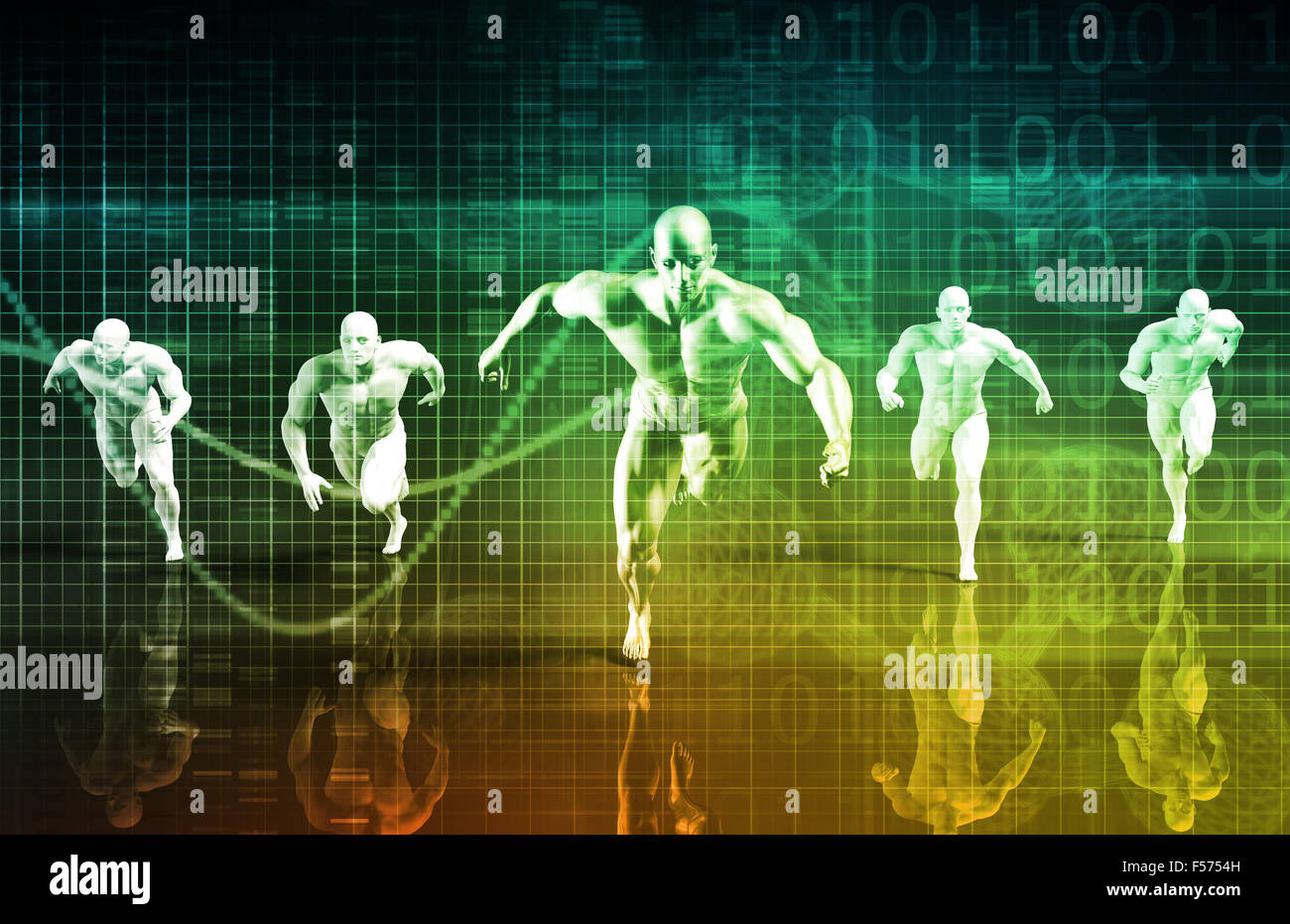 Technology Background Design with Moving Data Concept Stock Photo - Alamy