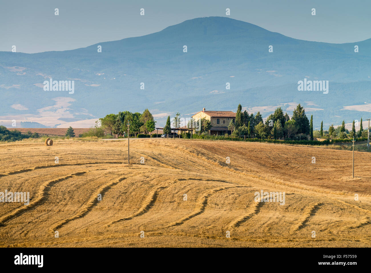 Countryside landscape in Tuscany region of Italy, Europe Stock Photo ...